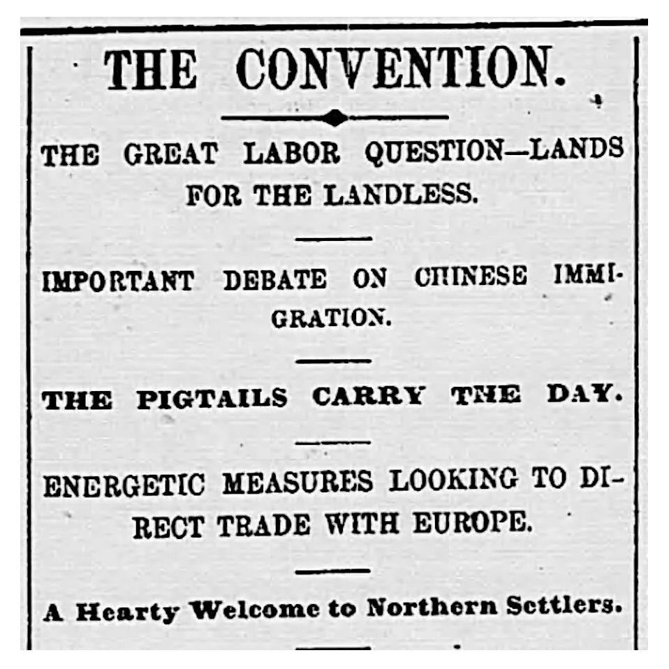 William Ah Sang and the Chinese Question of 1869 | Charleston County ...
