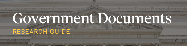 Government Documents | Albion College Library