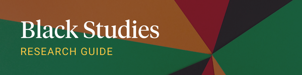 Black Studies | Albion College Library